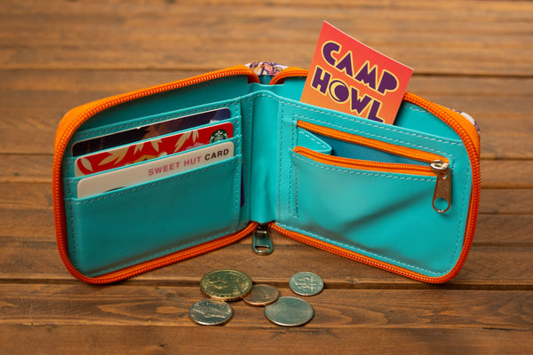 Dog Bifold Zipper Wallet – CAMP HOWL